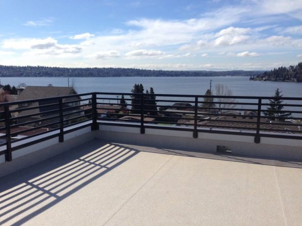 Modern Horizontal Railings for Deck Enhancement