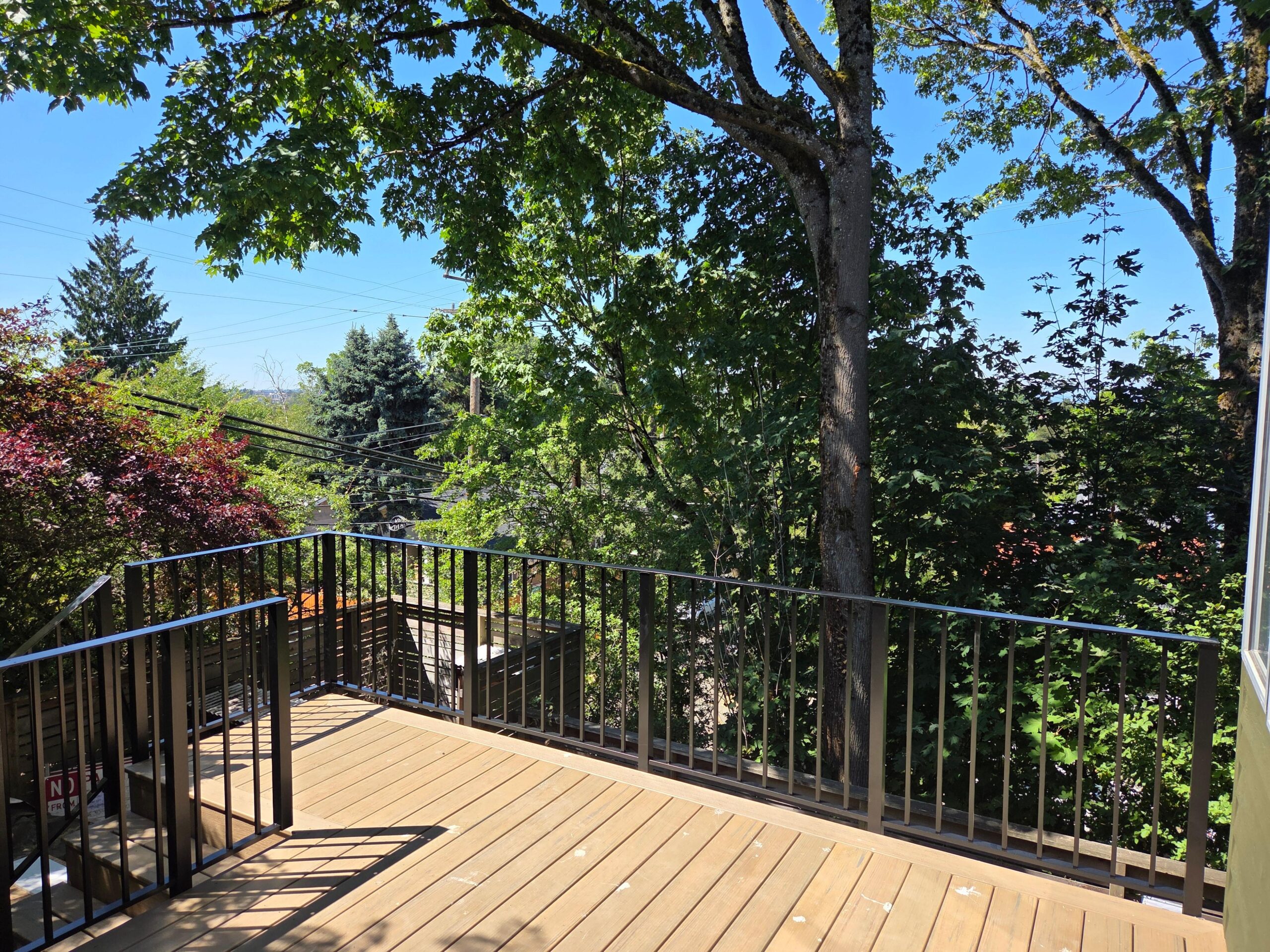 Innovative Fascia Mounted Picket Railing at Seattle Residence